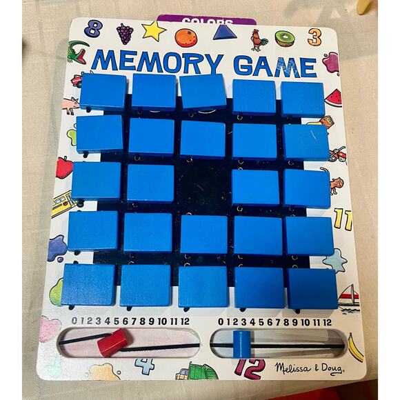 Melissa & Doug | Toys | Melissa Doug Memory Game Flip To Win Colors ...
